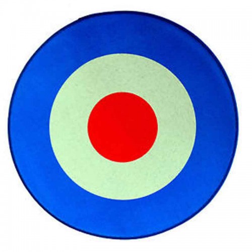 Round Back Patch Target