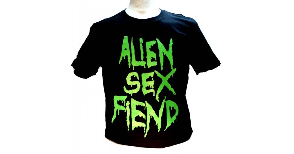 Alien Sex Fiend Square Punk Rock Goth Band T-shirt